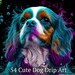 54 Cute Dog Drip Art Vibrant and Exciting Designs for Print and Digital ...