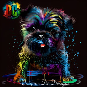 54 Cute Dog Drip Art Vibrant and Exciting Designs for Print and Digital ...