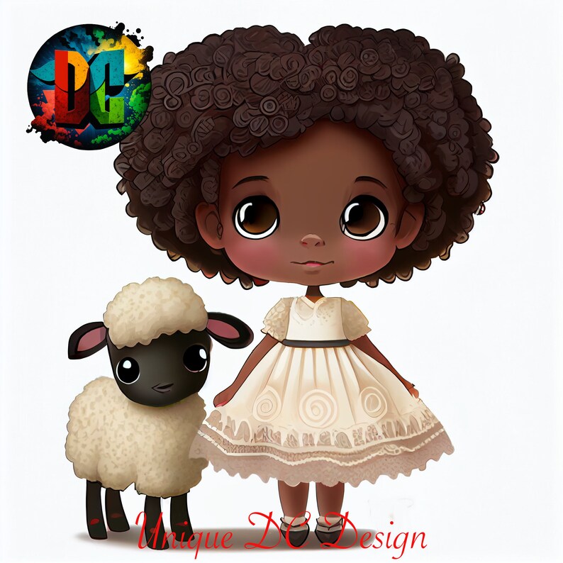 138 Cute CHIBI Farm Girls Art Print Set Vibrant and Exciting - Etsy