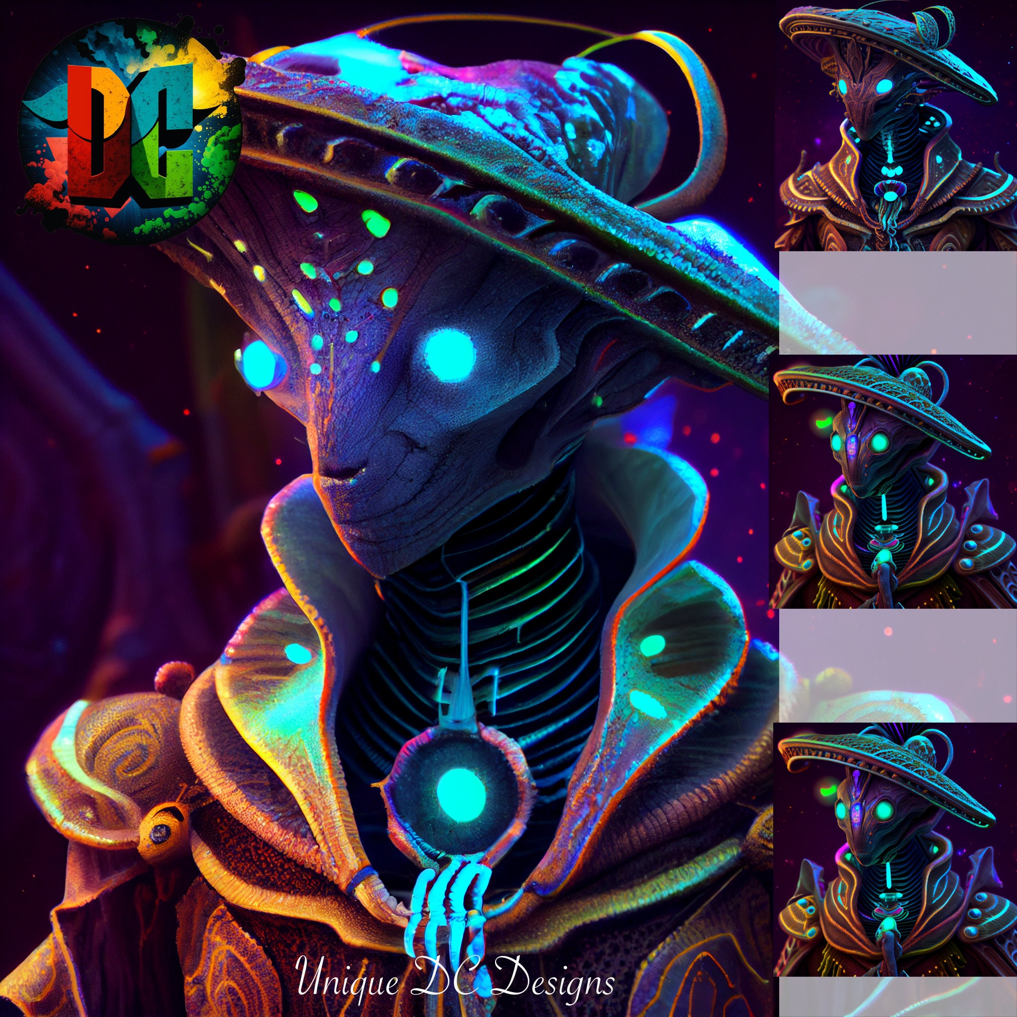 50 Alien Concept Art, Vibrant, and Exciting Designs for Print and ...