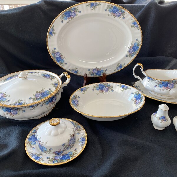 Royal Albert Moonlight Rose - Etsy