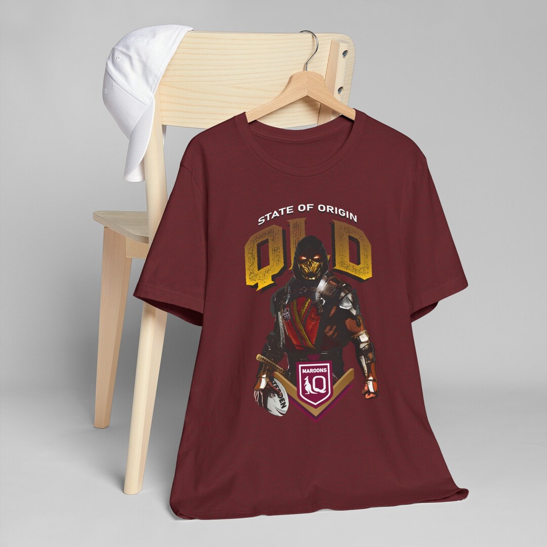 QLD Maroons Origin Supporters Unisex Jersey T-shirt - Etsy
