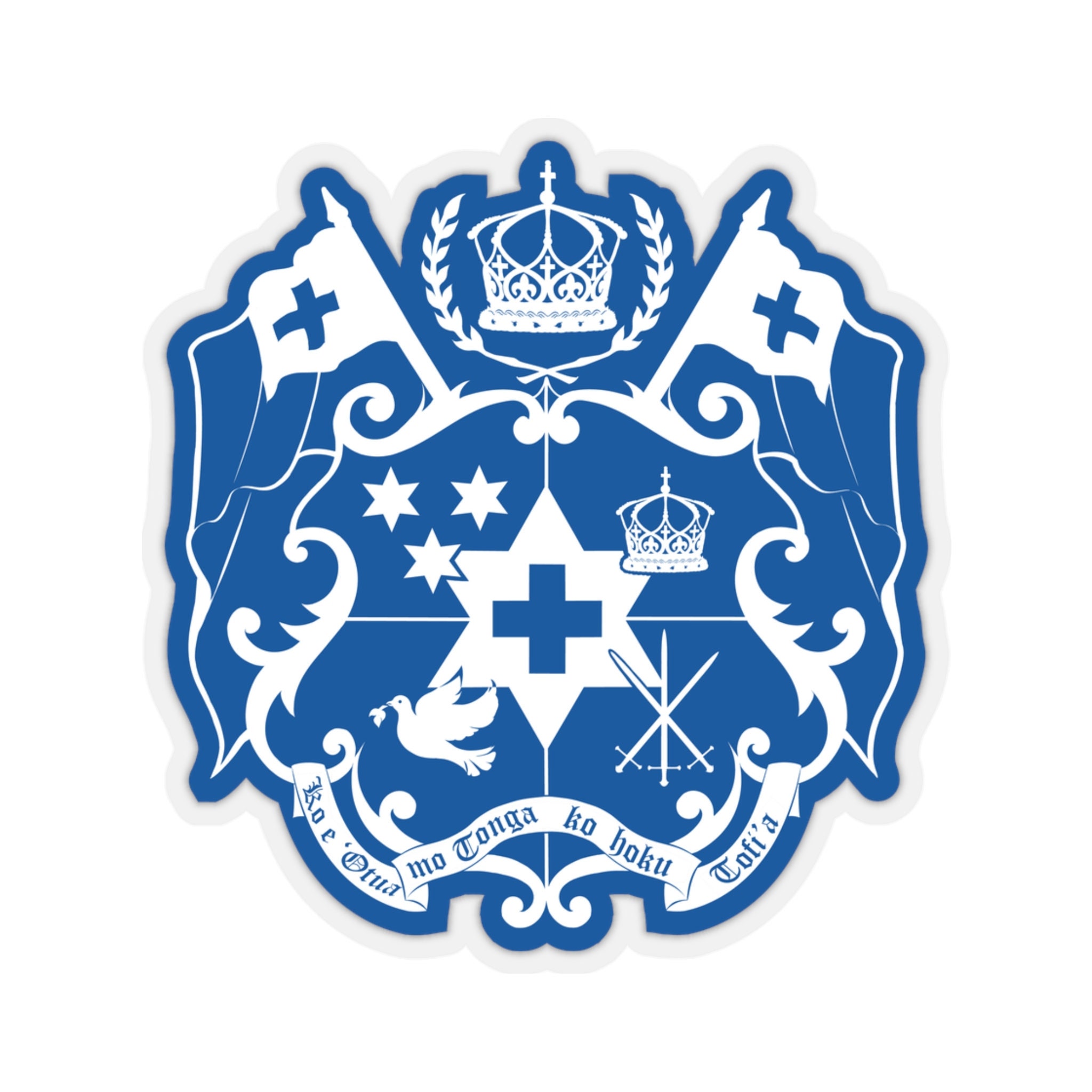 Tongan Shield Blue Edition - Etsy