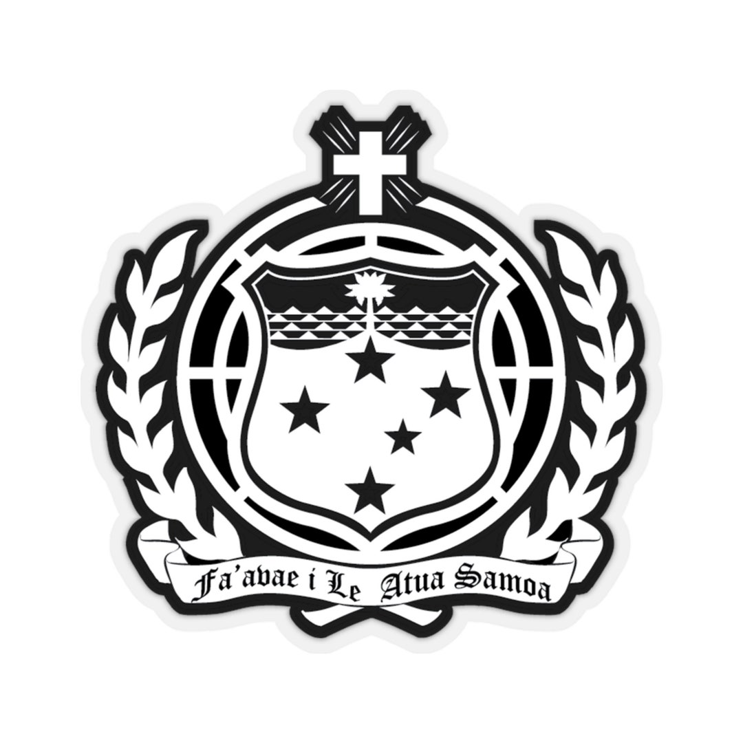 Samoan Crest Blk/white Custom - Etsy