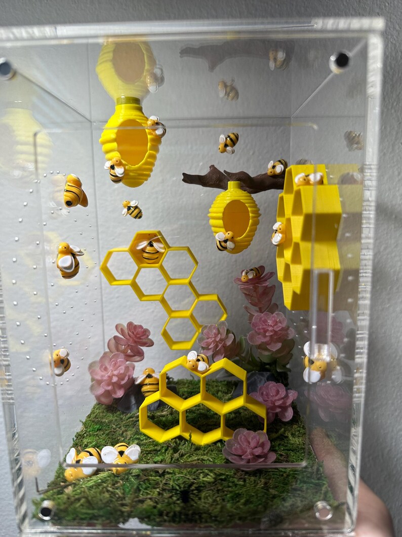 5x5x7 Bee Themed Enclosure - Etsy