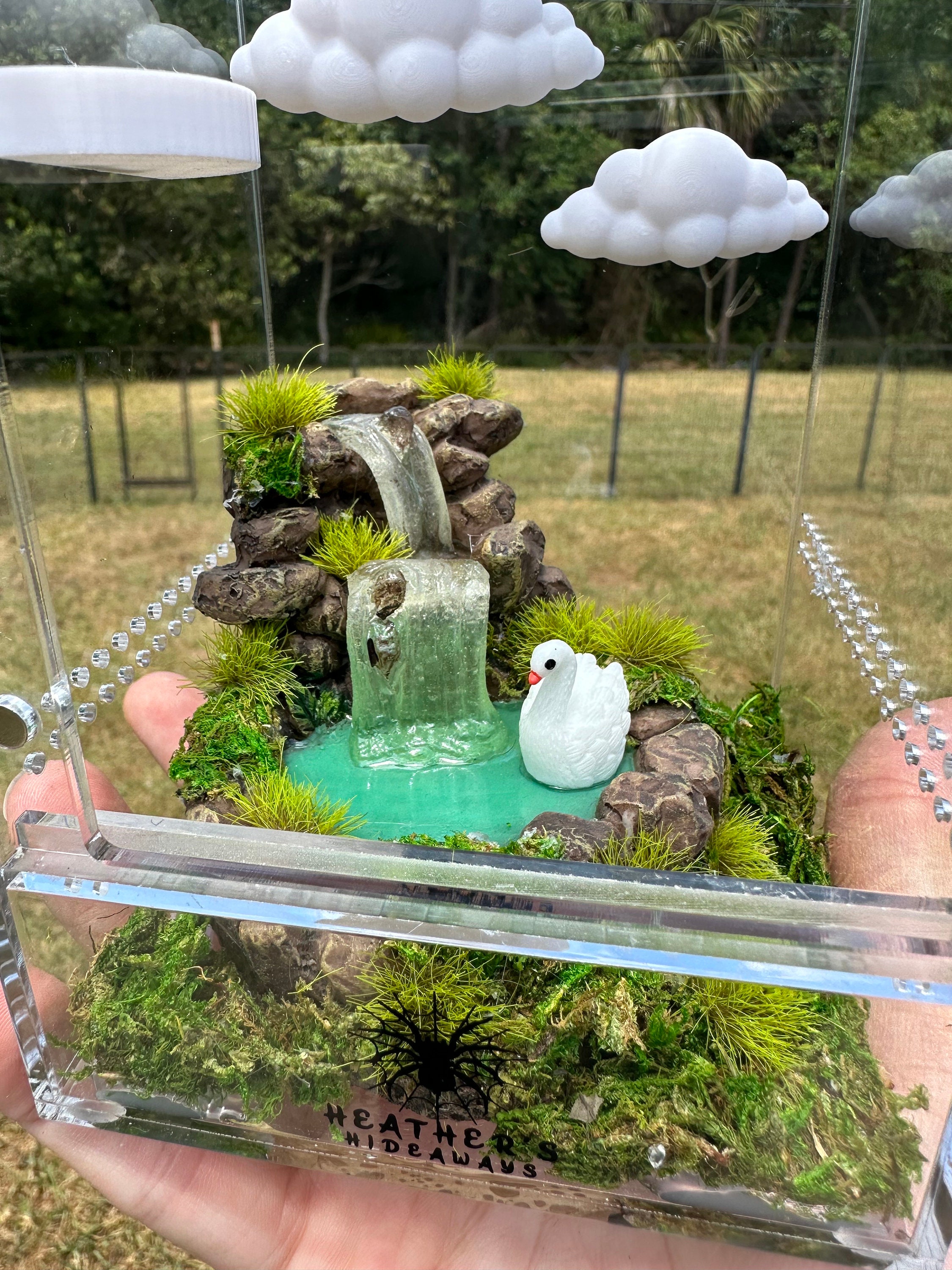 Waterfall Theme Enclosure - Etsy