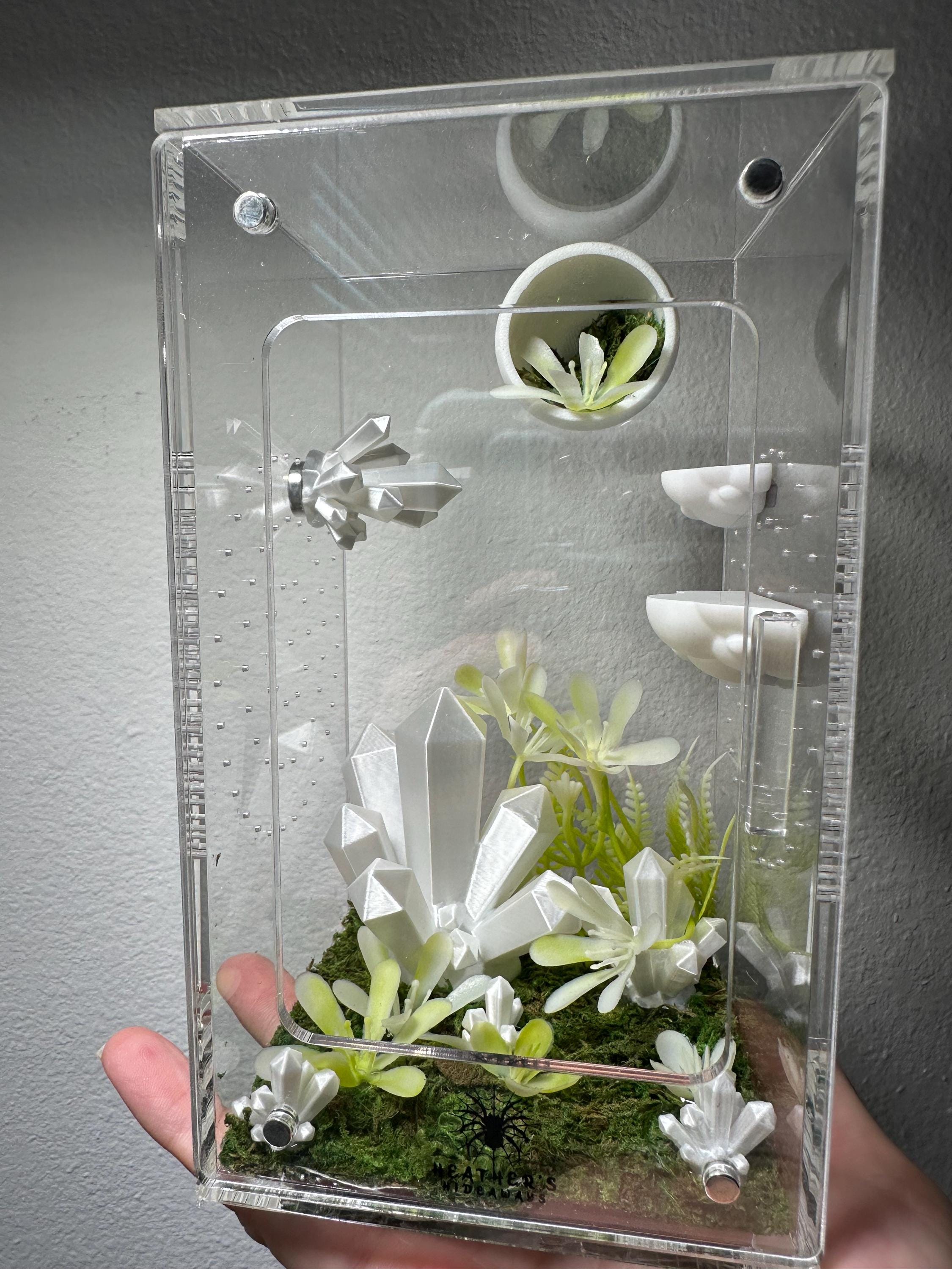 White Crystal Enclosure - Etsy