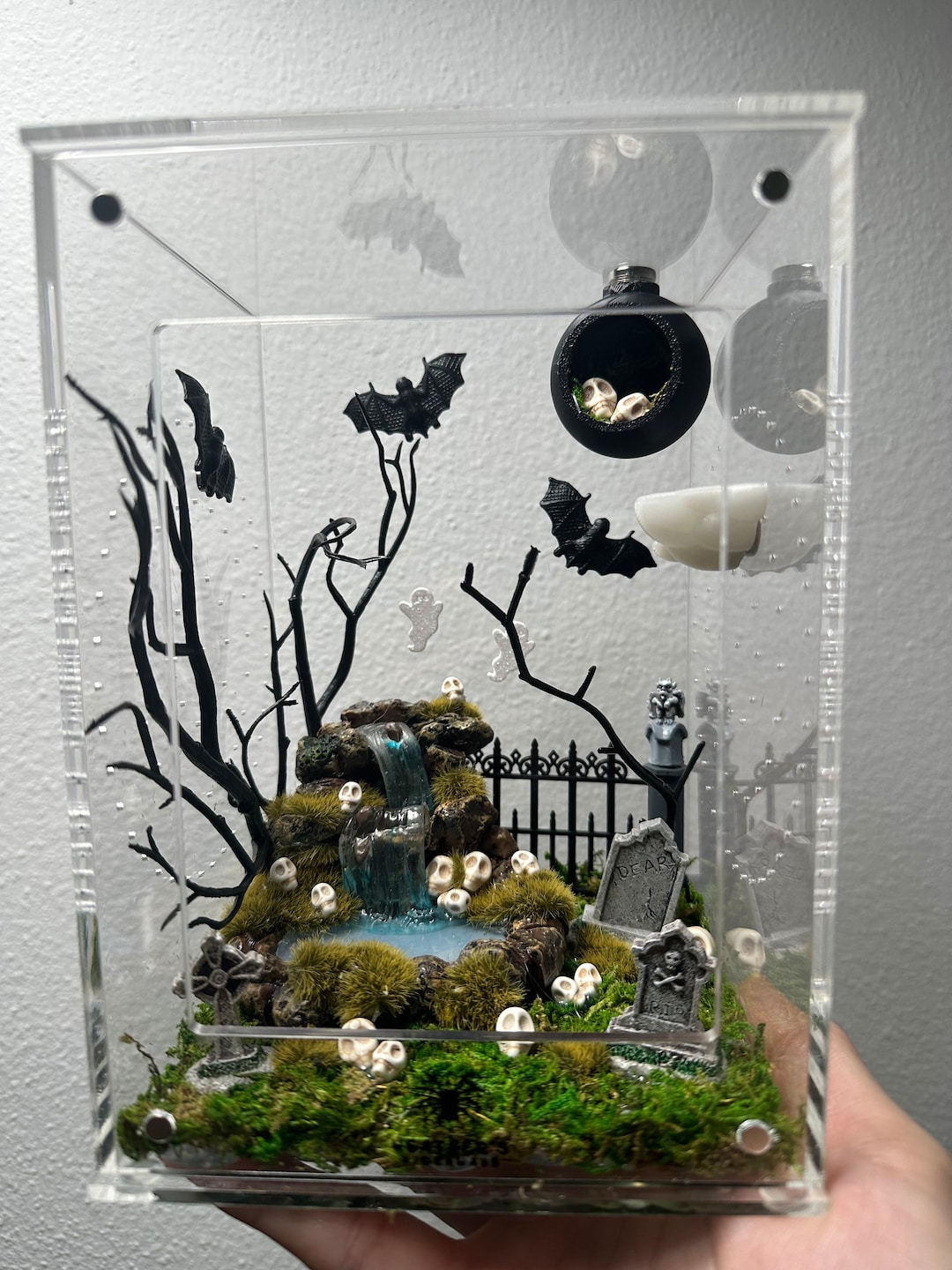 Graveyard With Waterfall Enclosure - Etsy