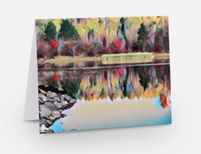 Set of 10 Note Cards With Envelopes, Nature Landscapes, Blank, Any ...