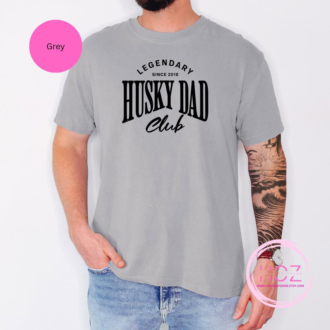 Husky Dad Gift, Cool Dog Dad Club Shirt, Father's Day Gift, Gift for ...