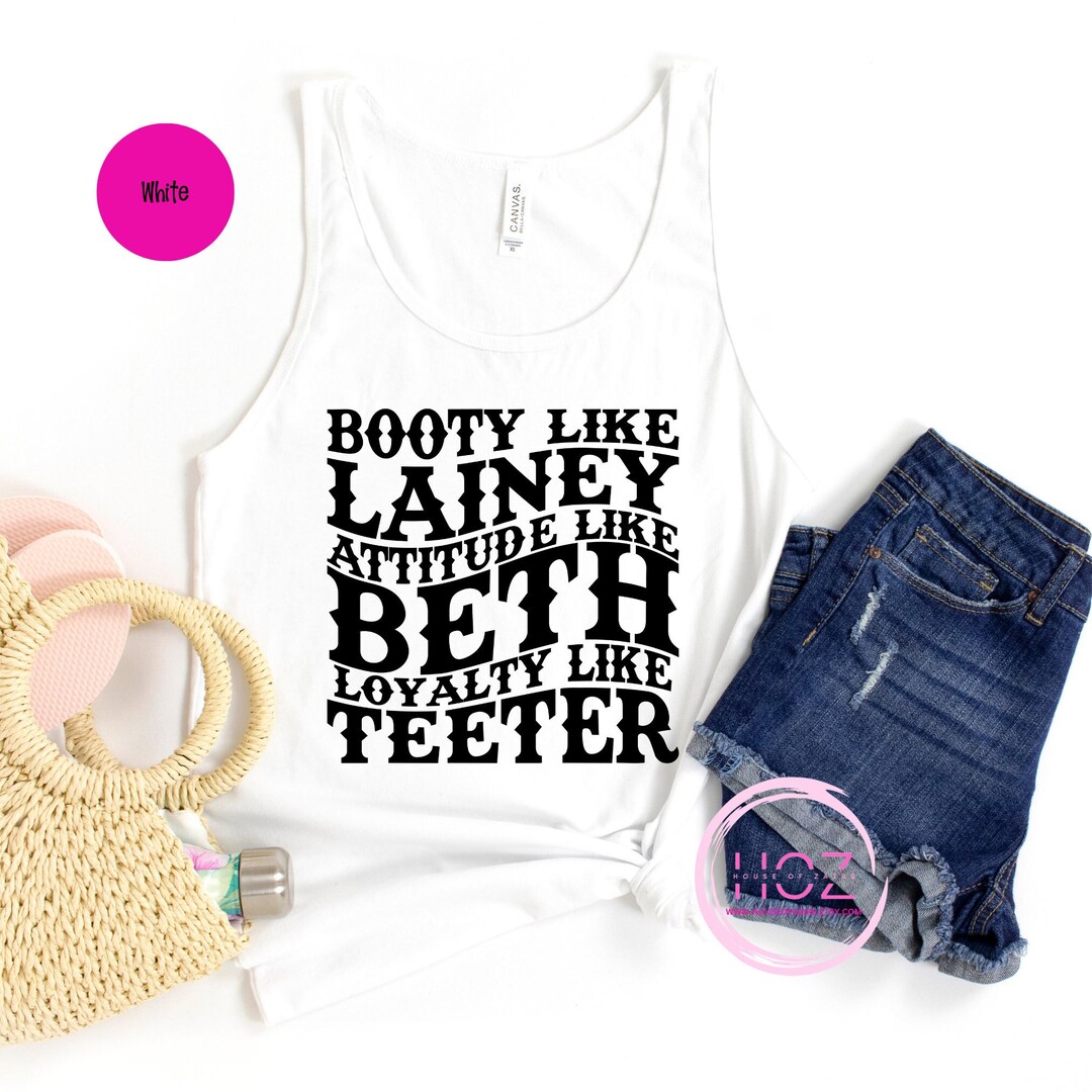 Lainey Beth Teeter Tank | Booty Attitude Loyalty| Jersey Tank | Rodeo ...