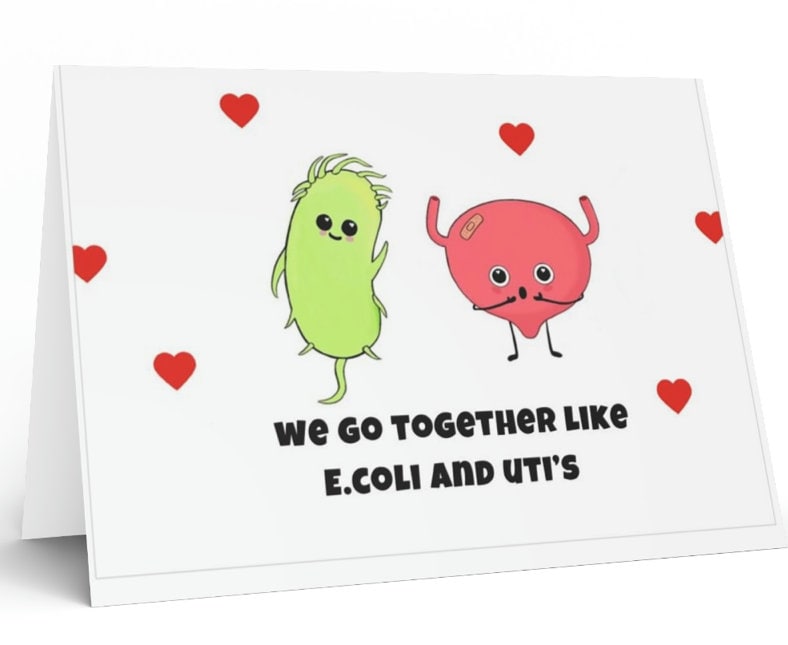 4 Microbiology Valentine's Day Cards - Etsy