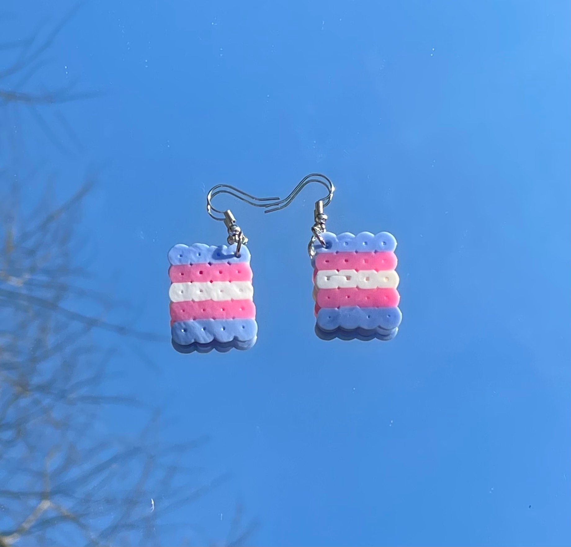 Handmade Pride Flag Earrings/lesbian/gay/trans/bi/non Binary/asexual ...