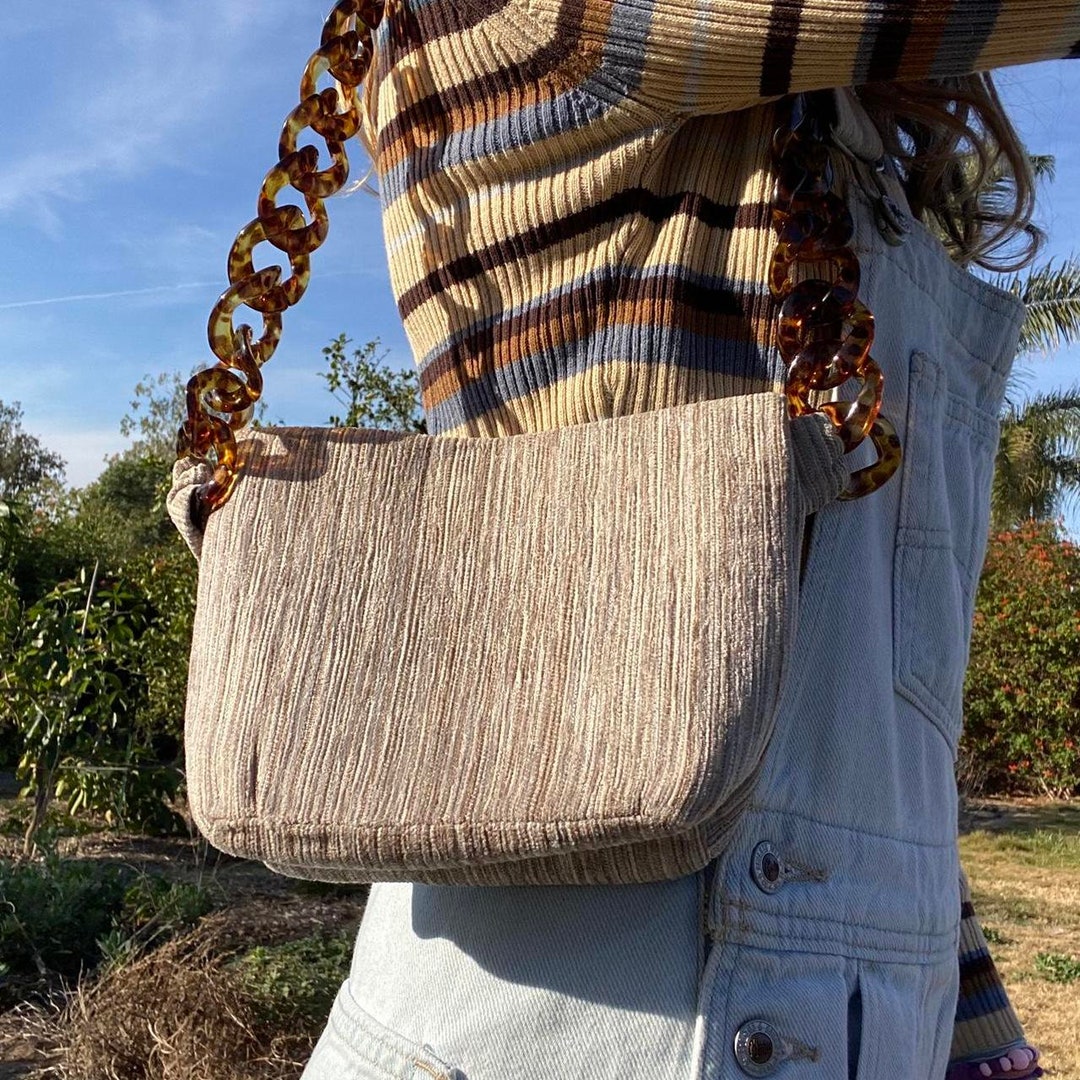 Mini Handbag With Tortoiseshell Chain - Etsy