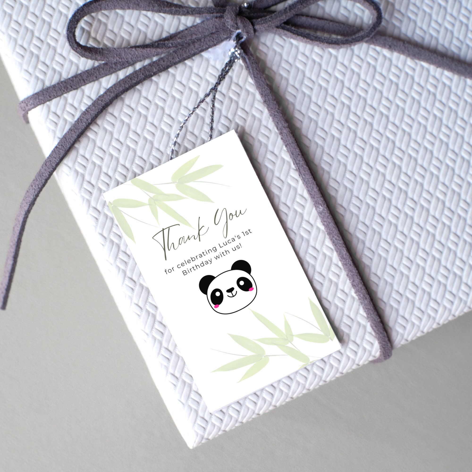 Printable Panda Theme Birthday Set, Cute Panda Birthday Party Invite ...