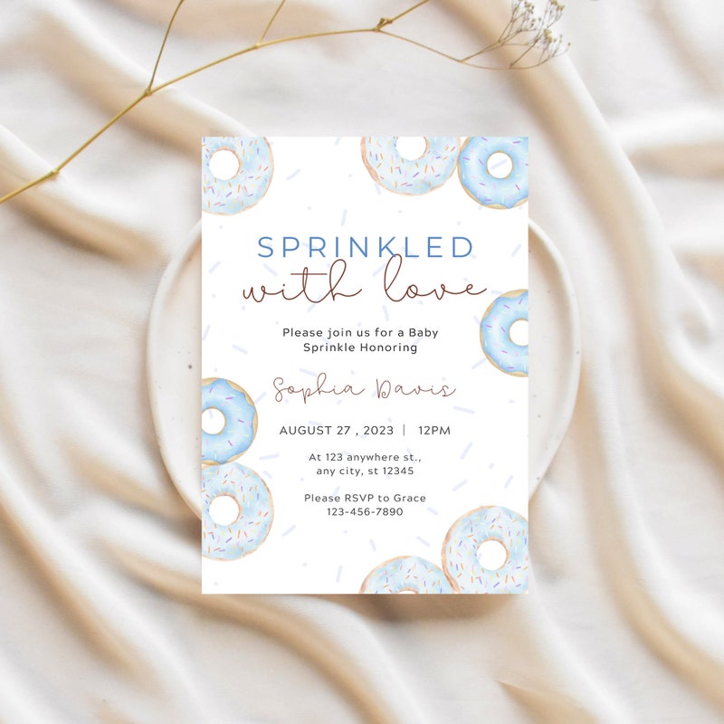 Png Baby Sprinkle Invitation - Etsy UK