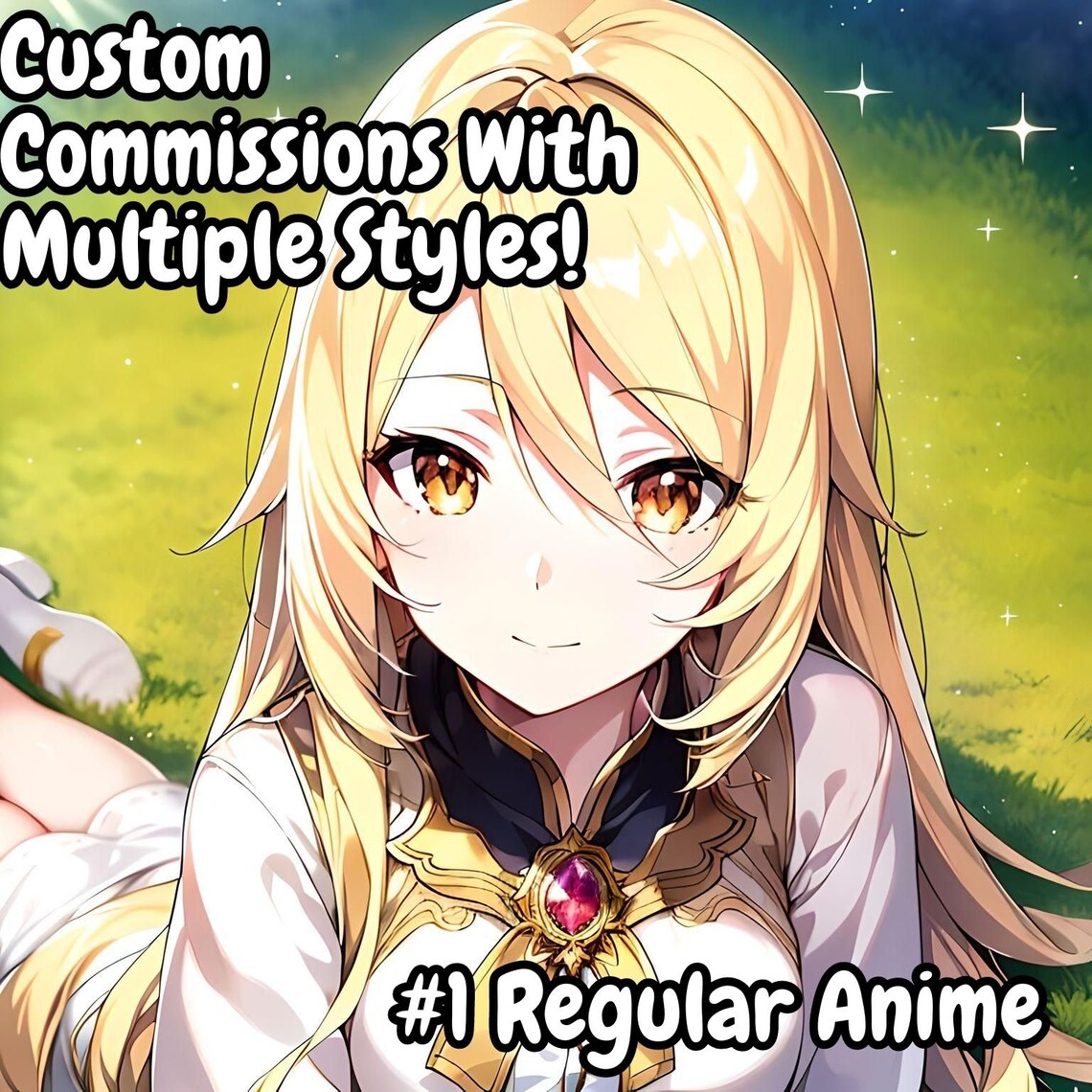 Anime Character Commission, Custom Anime Character, Anime Character ...