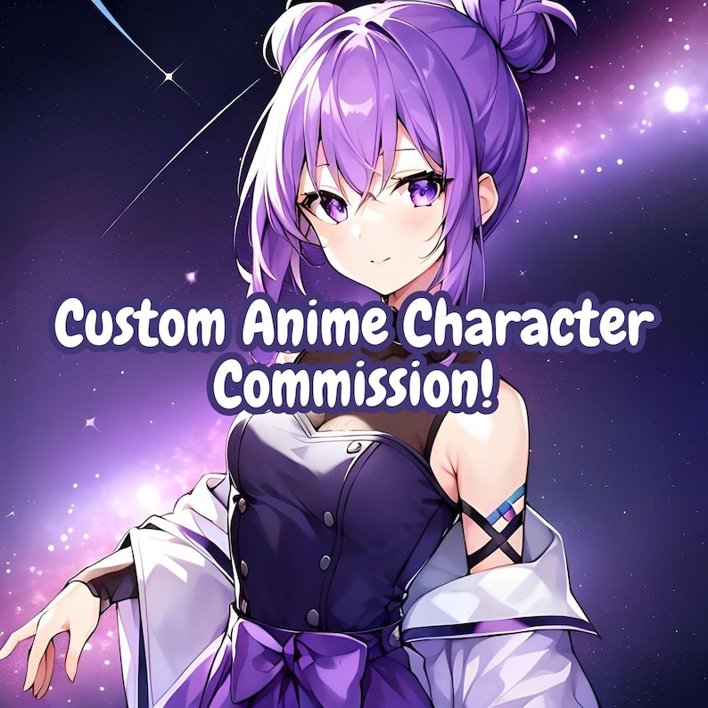Anime Character Commission, Custom Anime Character, Anime Character ...