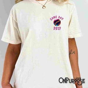 Game Day Baseball Drip PNG: Neon Lightning Design (digital Download) - Etsy