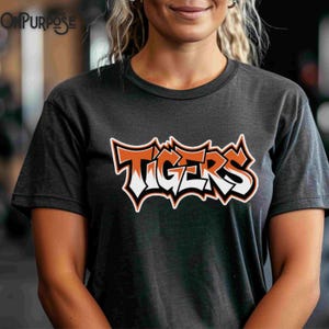 Tigers Graffiti PNG, Street Art Style (orange Black Outline) - Etsy