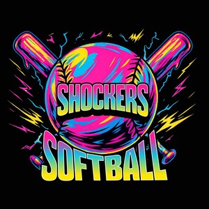Custom Neon Softball Team PNG: Personalized Design (digital Download ...