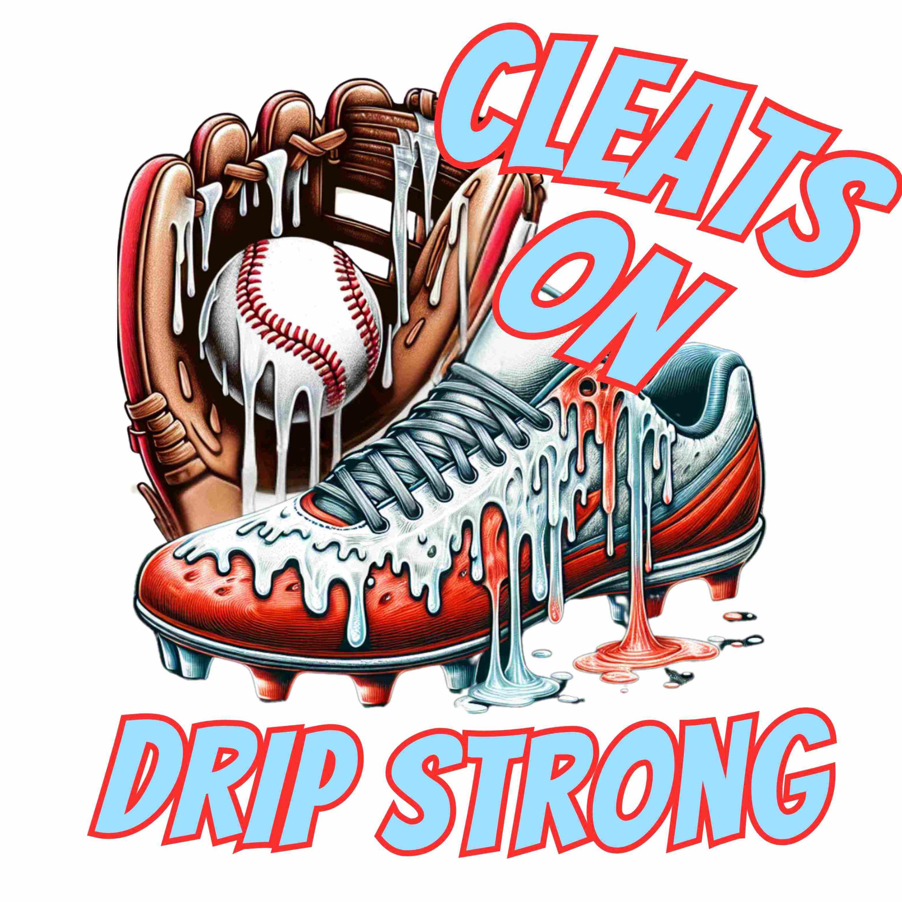 Baseball Cleats Drip PNG Bundle: Sublimation Designs (digital Download ...