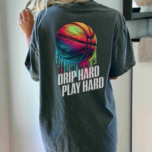Neon Basketball Drip PNG: Sublimation Design (digital Download) - Etsy