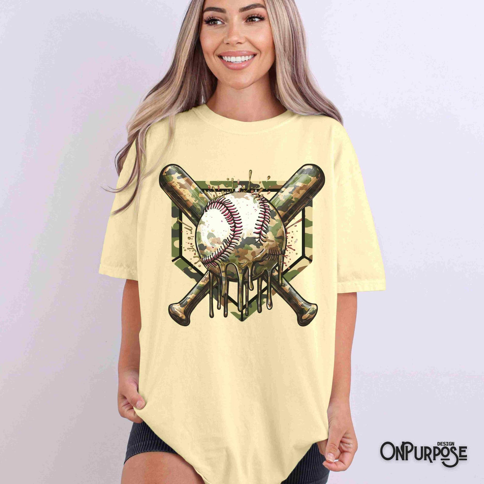 Camo Baseball PNG Bundle – Military Camouflage Baseball Drip Design - Etsy