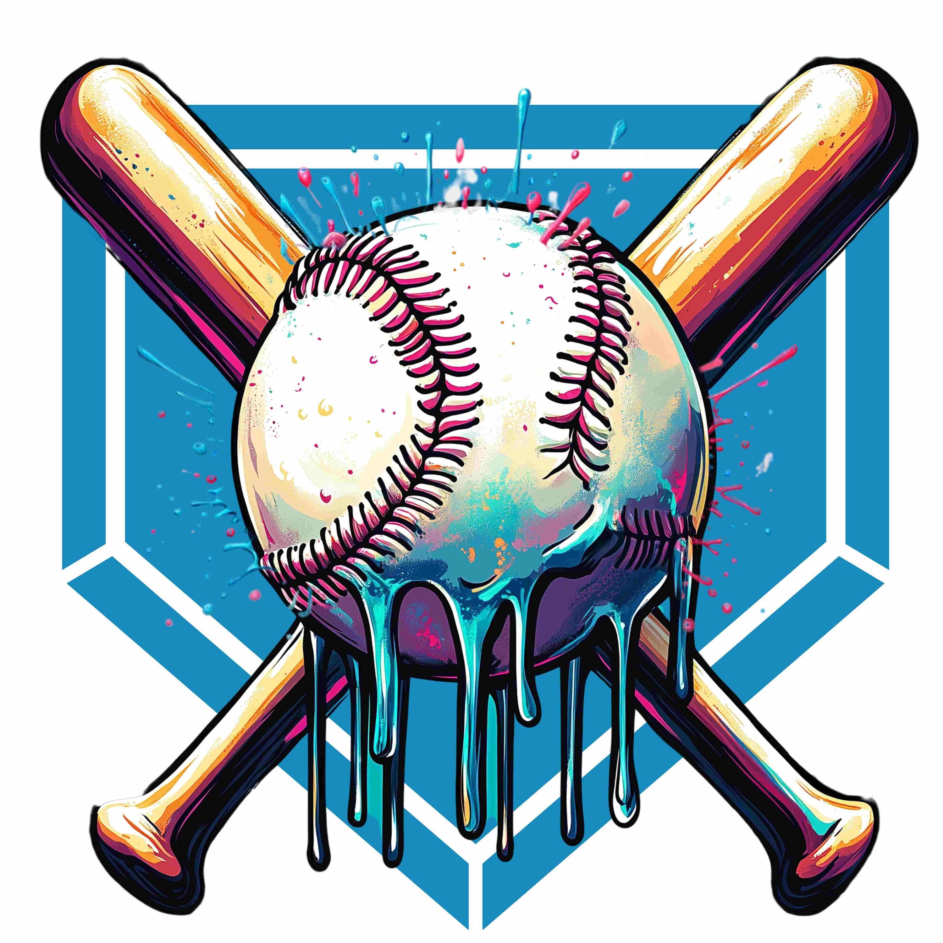 BASEBALL DRIP PNG Bundle, Baseball Shirt,baseball Mom, Sublimation, Ice ...