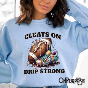 Dripping Football PNG: Game Day Sublimation Graphic (digital Download ...