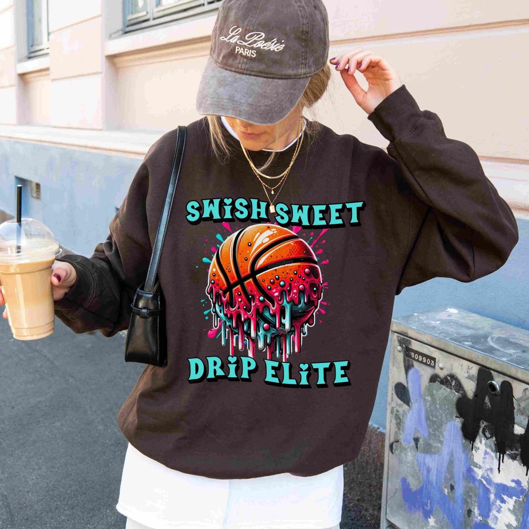 Basketball Drip Art: Neon Icing and Sprinkles (digital PNG) - Etsy