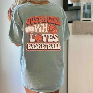Girl Basketball Retro T-shirt Design: Basketball Mom Gift (digital ...