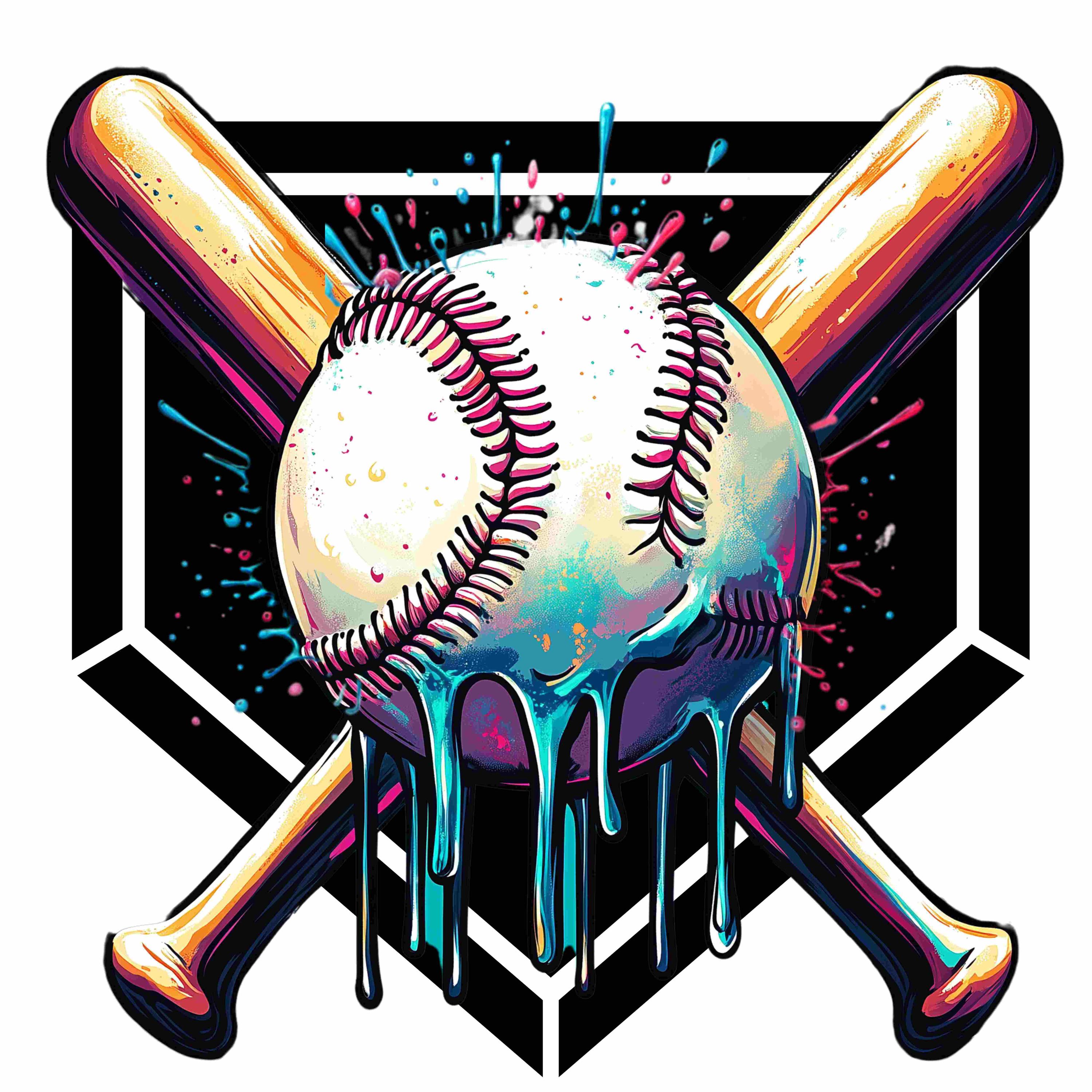 BASEBALL DRIP PNG Bundle, Baseball Shirt,baseball Mom, Sublimation, Ice ...