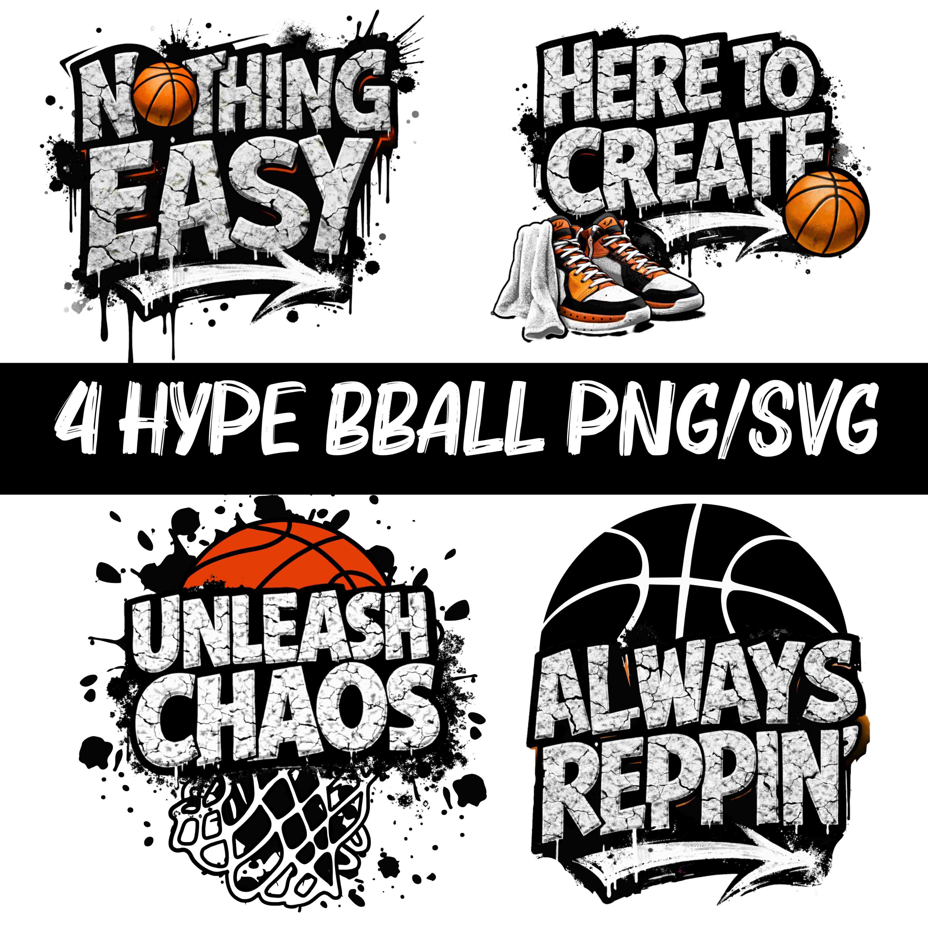 Basketball Hype Designs | Streetball PNG SVG Bundle - Etsy