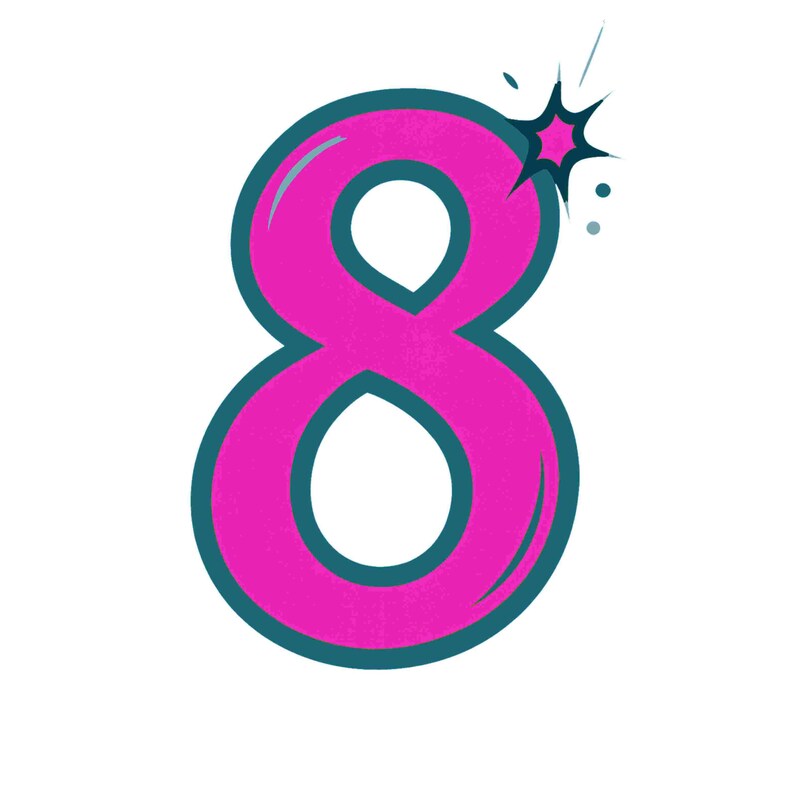 Graffiti Numbers PNG SVG Bundle: Neon Spray Paint Style Clipart - Etsy