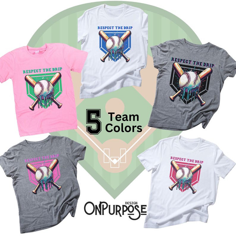 Baseball Ice Cream Drip PNG: Home Plate Sublimation (digital Download ...