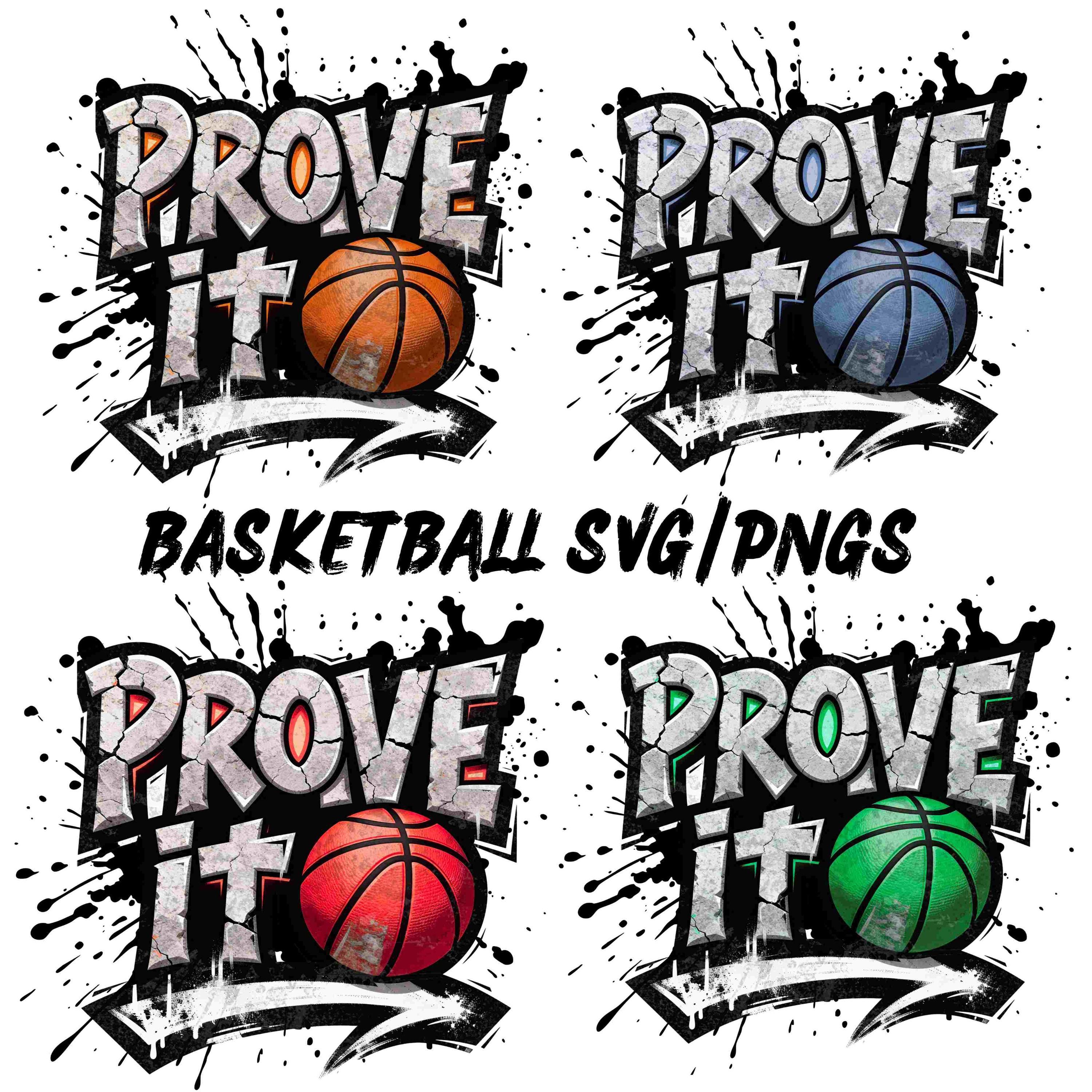 Team Basketball Prove It SVG PNG: Streetball Designs (digital Download ...