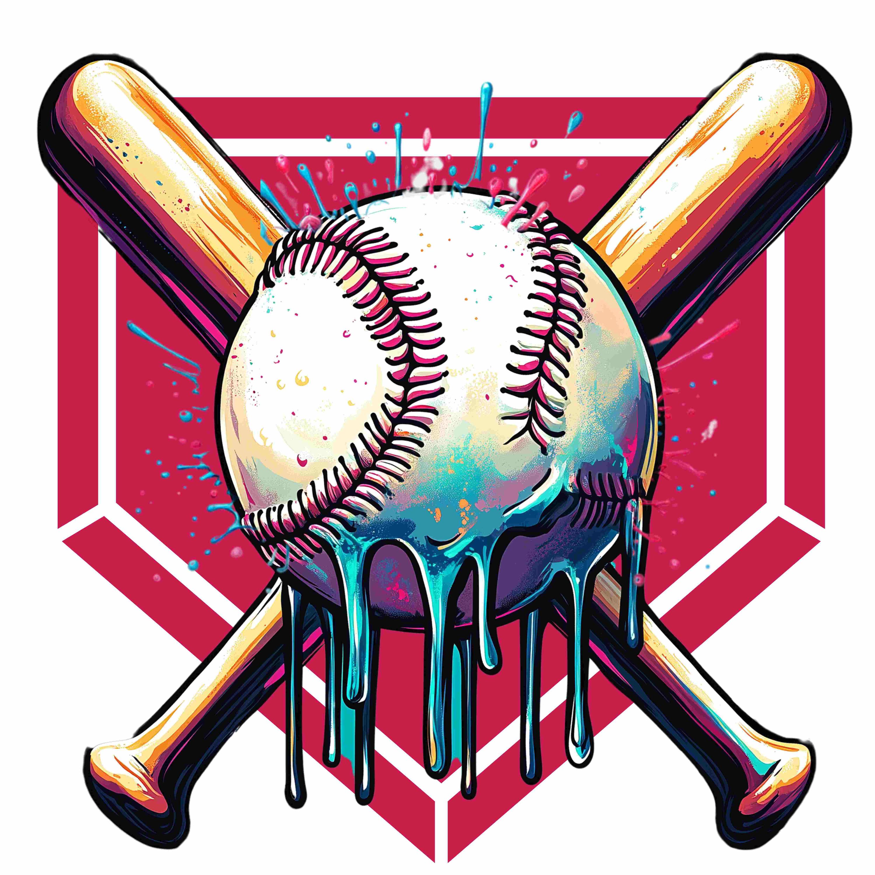 BASEBALL DRIP PNG Bundle, Baseball Shirt,baseball Mom, Sublimation, Ice ...