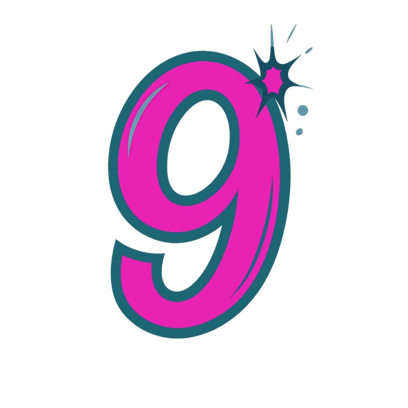 Graffiti Numbers PNG SVG Bundle: Neon Spray Paint Style Clipart - Etsy