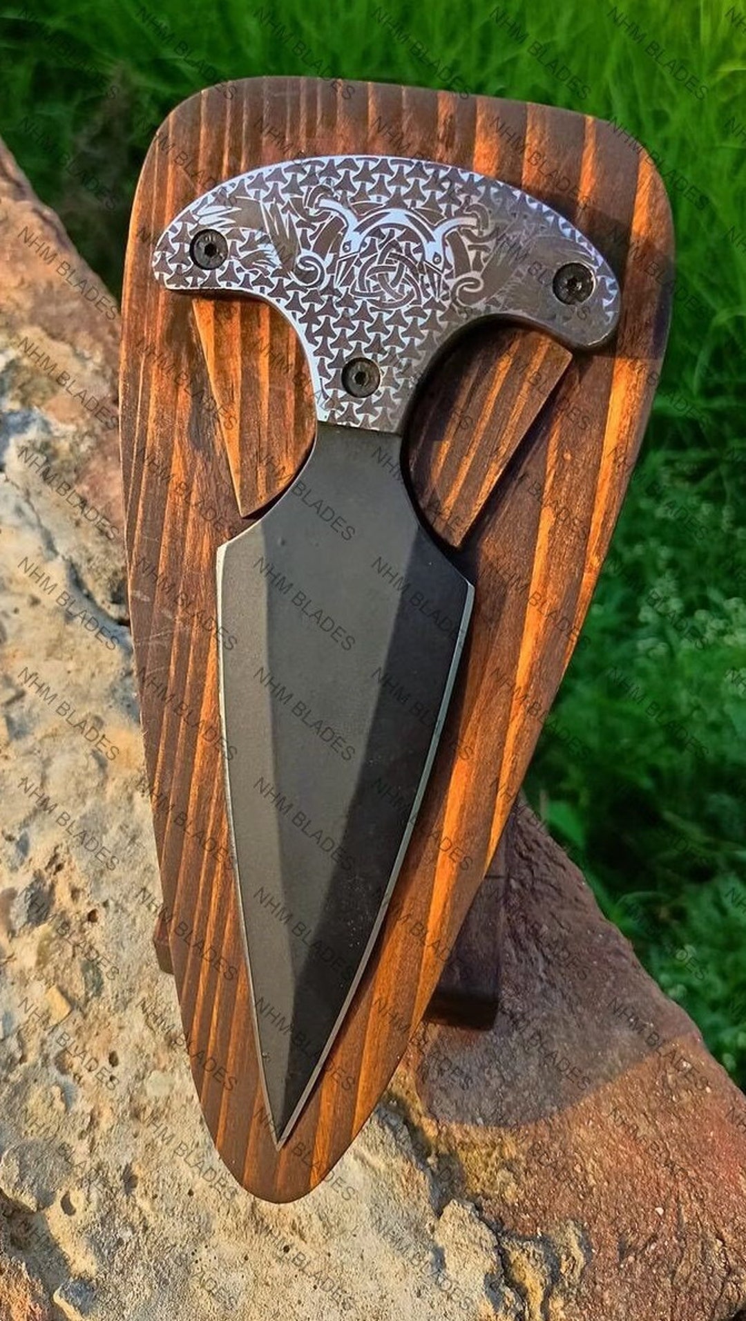 Personalized Custom Handmade Push Dagger Knife Beautiful - Etsy