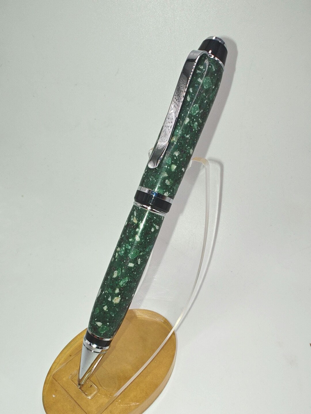 Gorgeous Green Corian Ballpoint Pen - Etsy