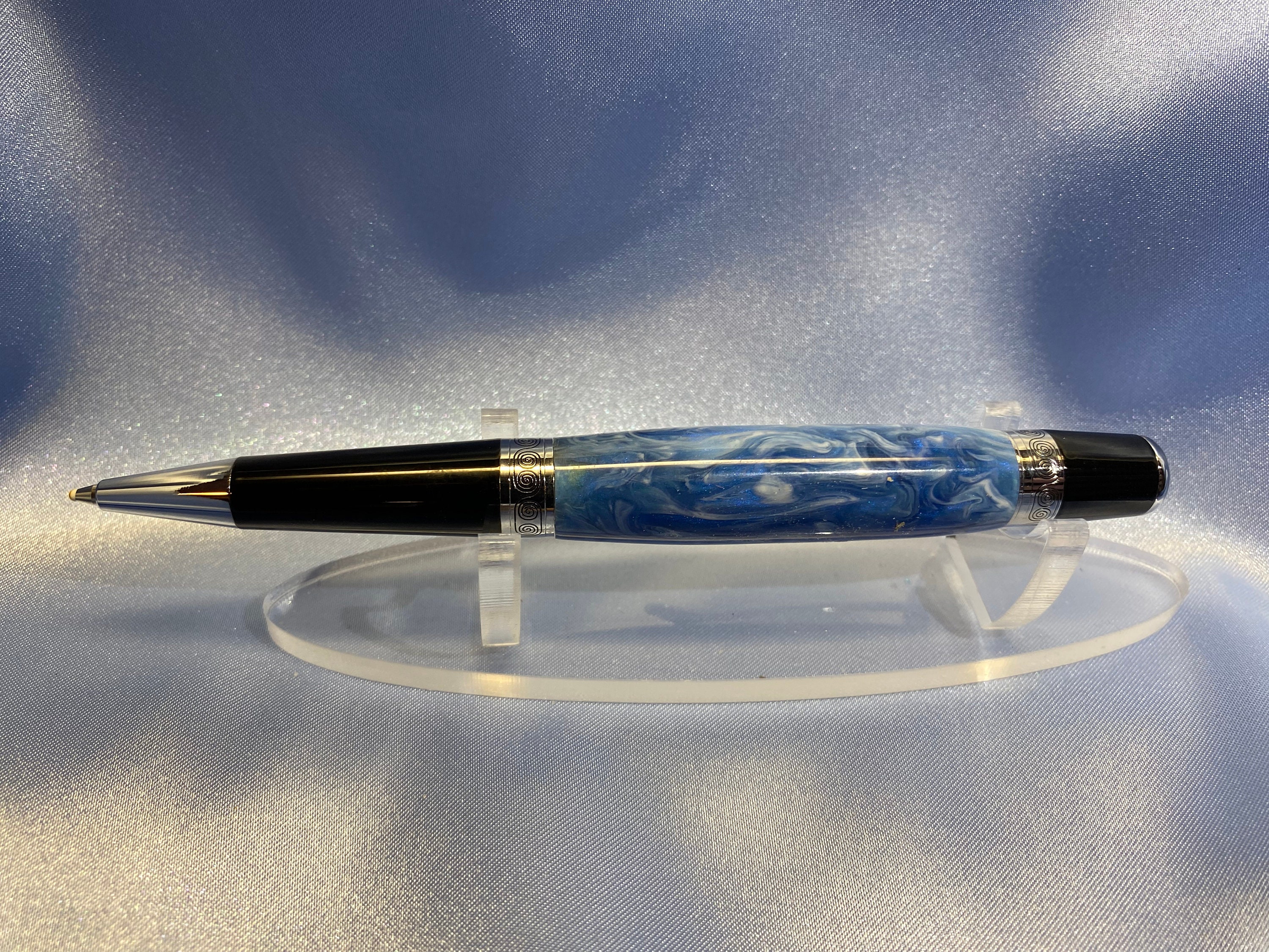 Blue and White Swirl Pens - Etsy