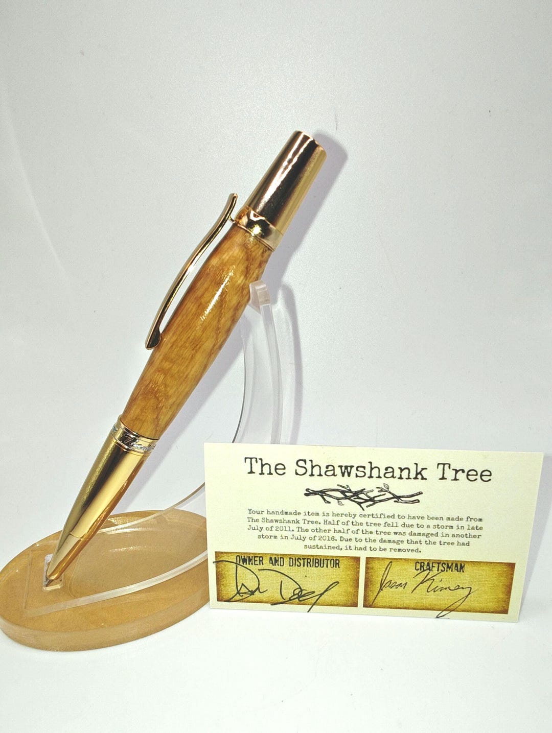 Shawshank Redemption Tree Pen! - Etsy