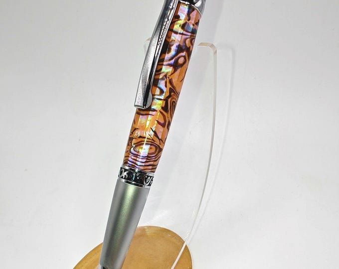 Pink Abalone Shell Pen - Etsy