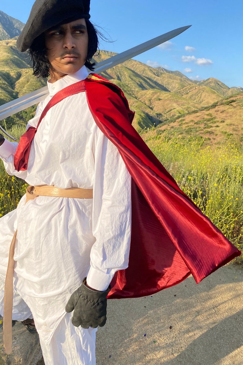 Premium Accurate Renaissance Swordsmans Velvet Half Cape/ - Etsy