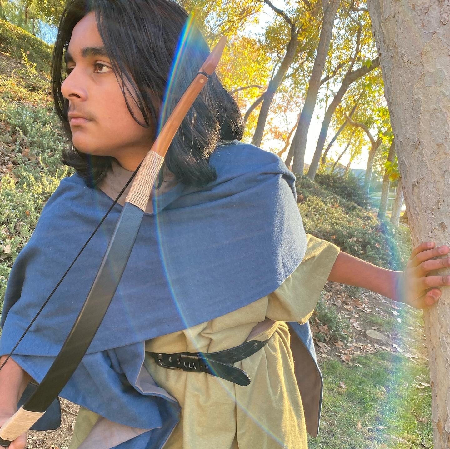 100% Cotton Ruana Irish Wrap Cloak and Viking Pin for Medieval, Fantasy ...