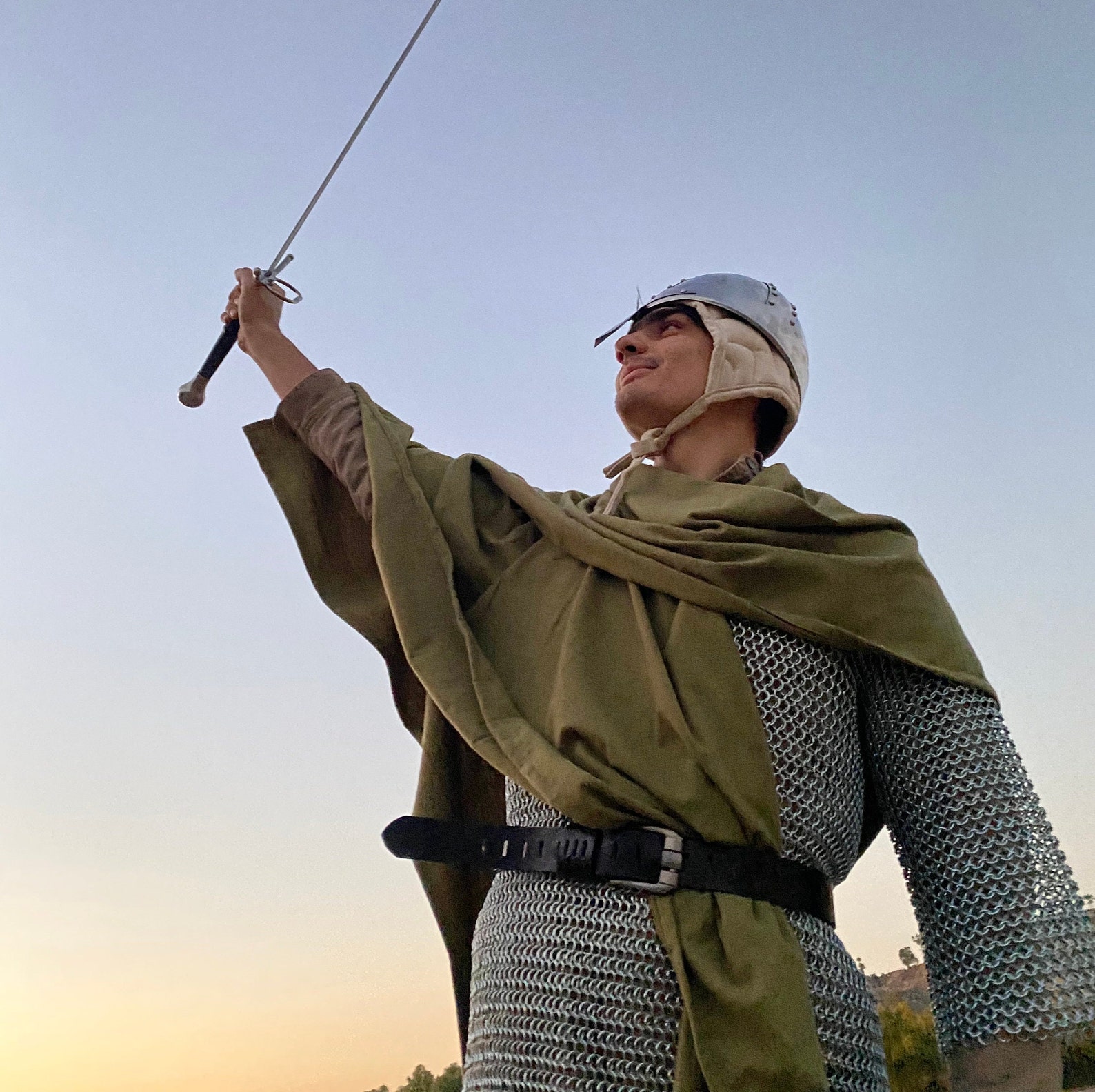 100% Cotton Ruana Irish Wrap Cloak and Viking Pin for Medieval, Fantasy ...