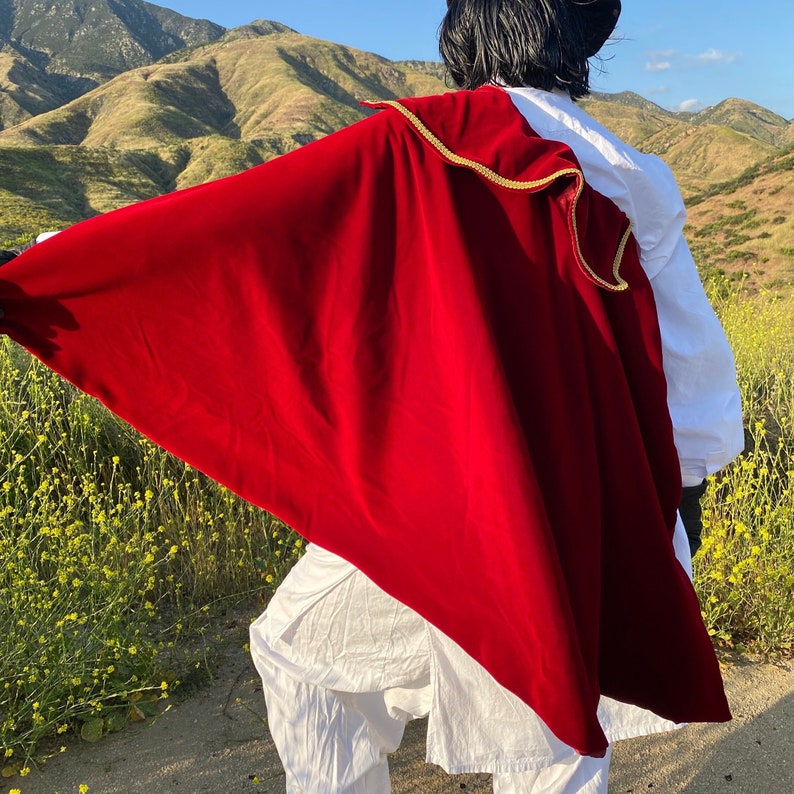 Premium Accurate Renaissance Swordsmans Velvet Half Cape/ - Etsy
