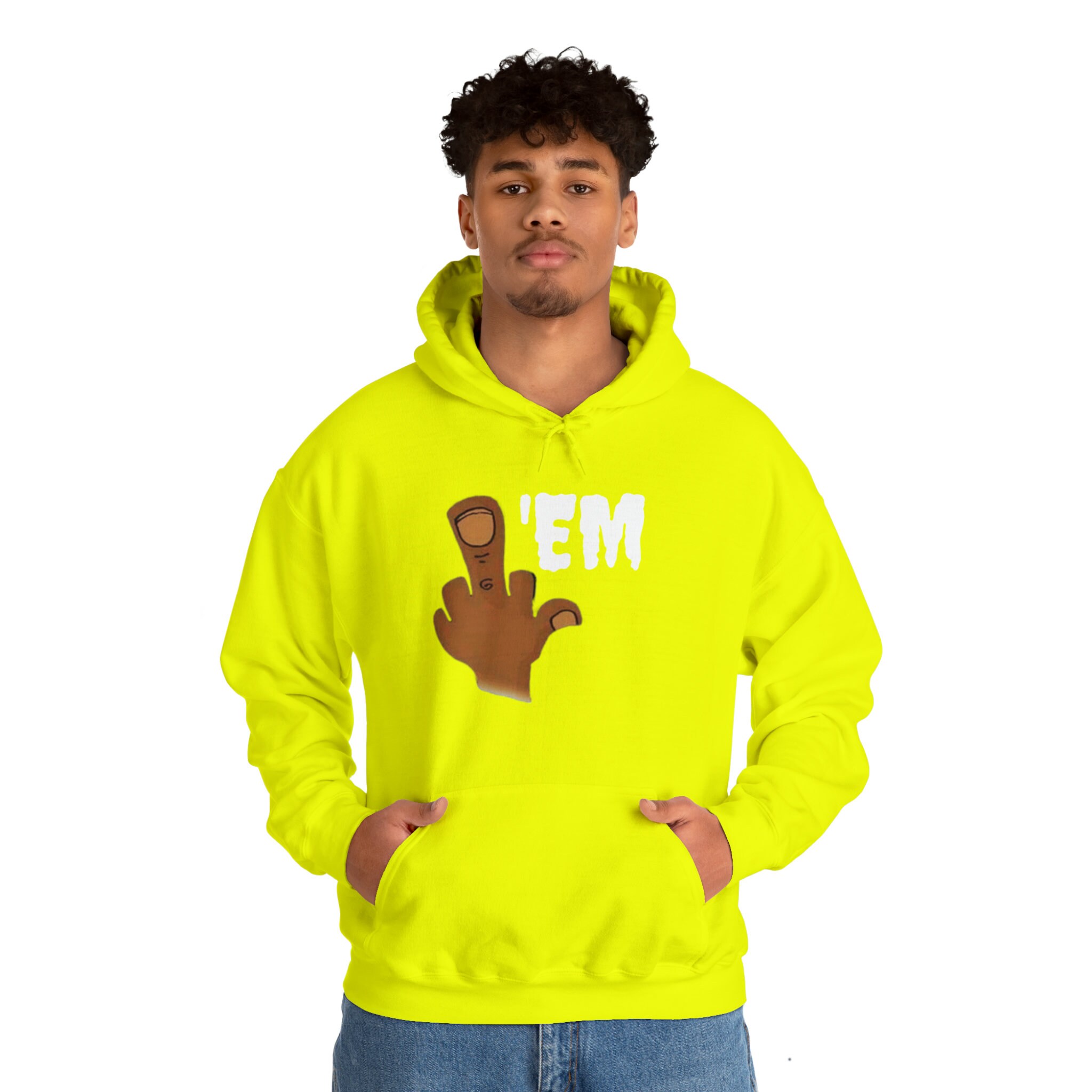 Middle Finger Hooded Sweatshirt - Etsy