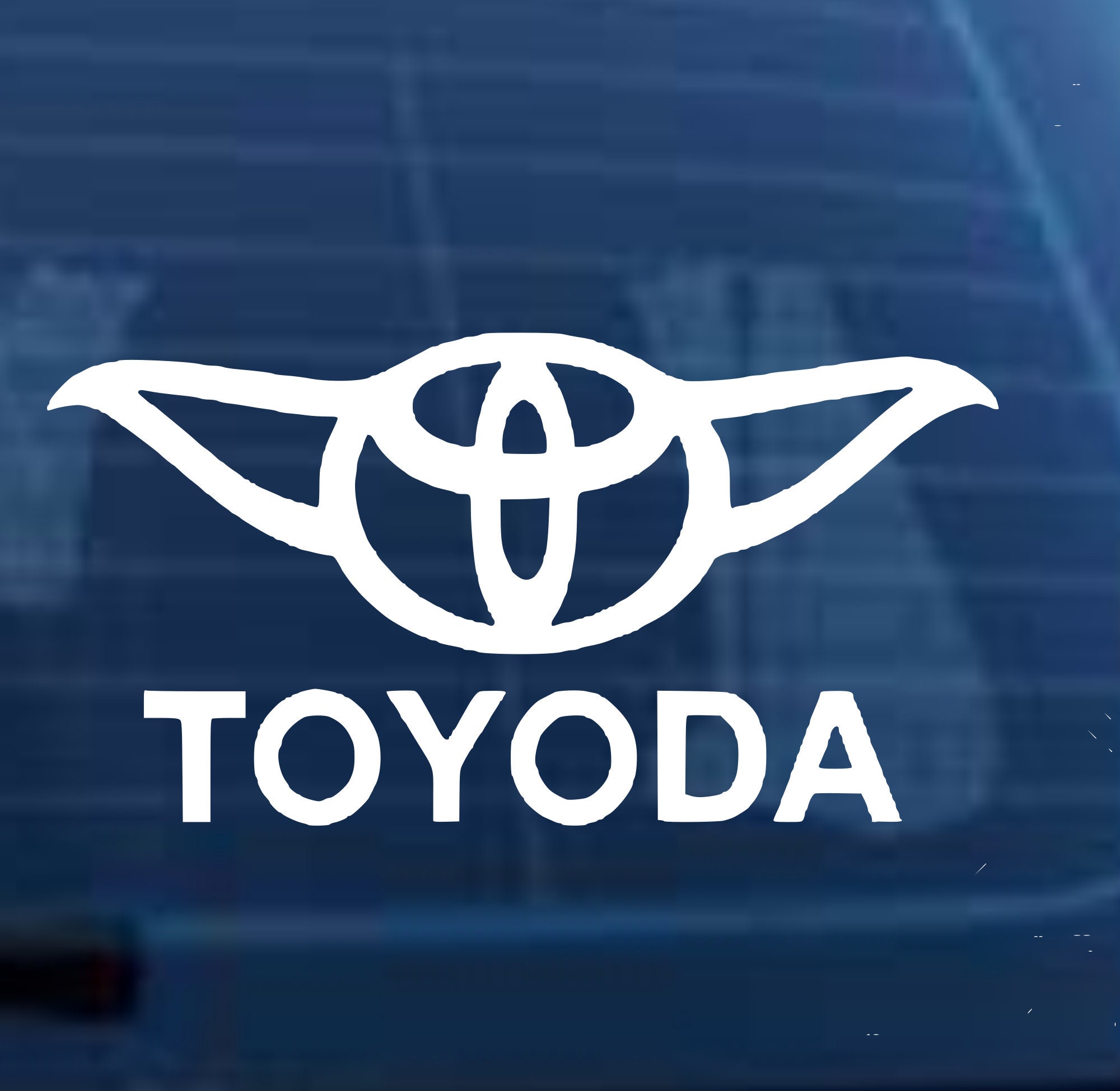 Vinyl Car Decal Sticker Label Toyoda - Etsy